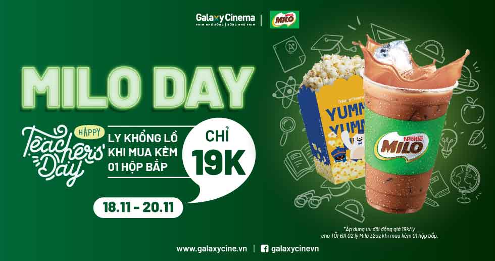 Thưởng Thức Milo Cùng Thầy Cùng Cô!